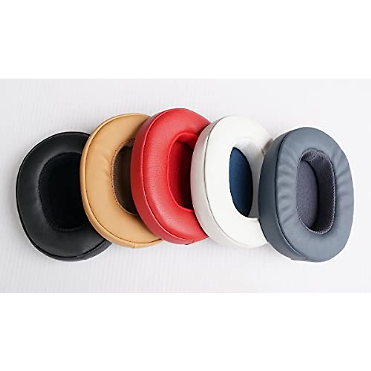 V-MOTA Earpads Compatible with Skullcandy Crusher Bluetooth, Crusher Evo, Crusher ANC, Hesh 3 Wireless Headphones,Replacement Leather Cushions Repair Parts (1 Pair) (Black)