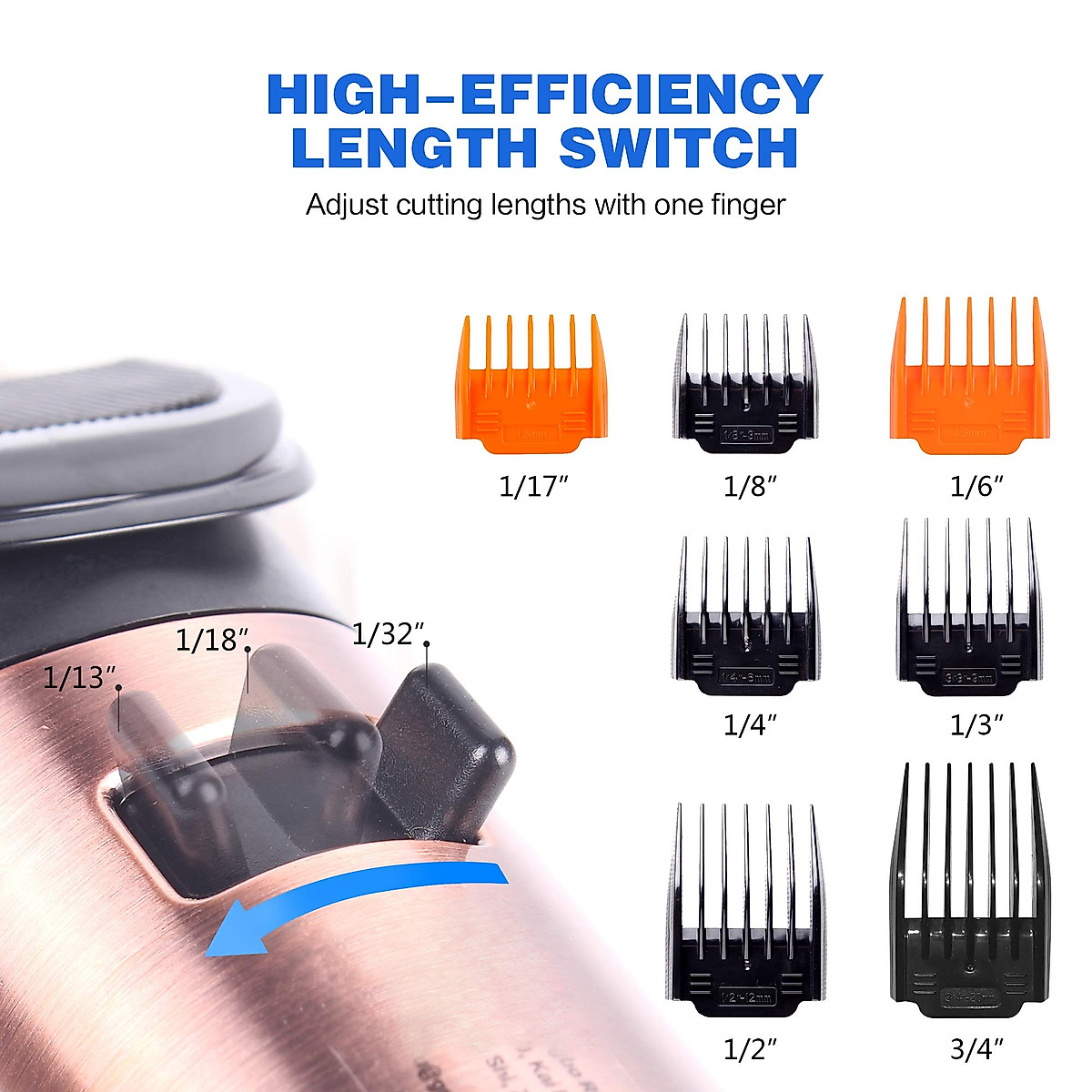 Professional Cordless Hair Clippers for Men (Up to 7 Hour Run Time) Titanium Ceramic Blade LED Display Charger Stand Mens Valentines Day Gifts