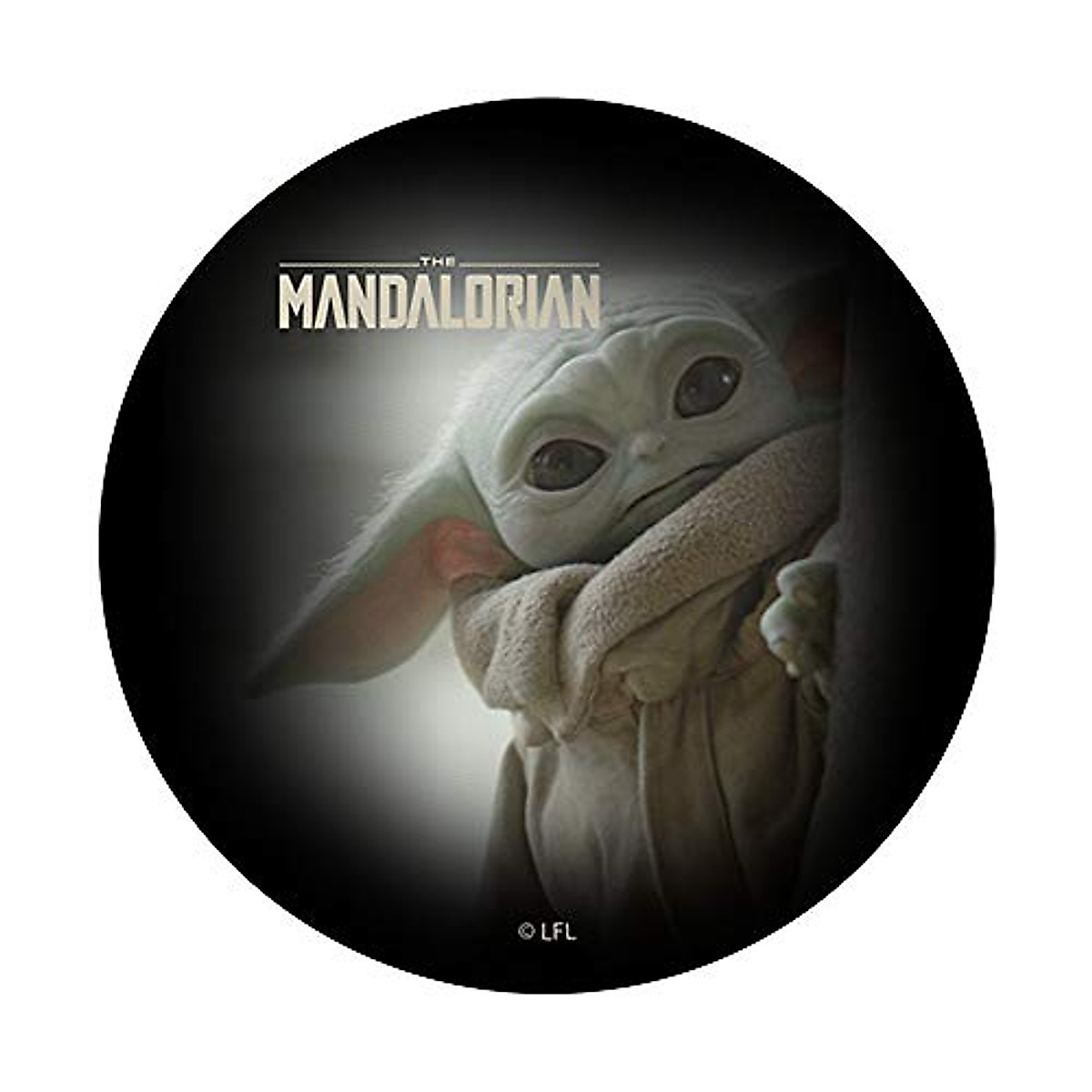 The Mandalorian The Child Circle Portrait PopSockets Swappable PopGrip