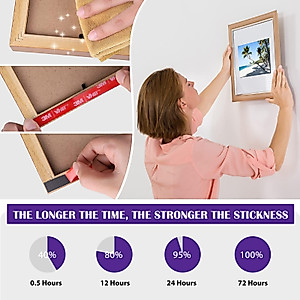 EMITEVER Double Sided Tape, Heavy Duty Acrylic Foam Mounting Tape, 23Ft x 0.6In Two Sided Adhesive Tape, 2 Sided Tape for Automotive, Home, Office Decor