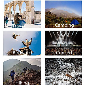 High Power 12x50 Binoculars Binocular for Adults with BAK4 Prism FMC Lens Fogproof & Waterproof Great for Bird Watching Travel Stargazing for Adult Bird Watching Outdoor Hun Monocular Telescope