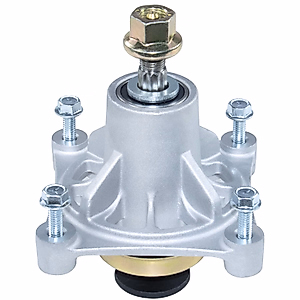 BOSFLAG 587125201 Spindle Replaces Husqvarna 587125201 Mandrel Assembly, Husqvarna 532174356, 539107515, 532174358, Craftsman 174356, 174358 for Husqvarna Z246, RZ4623, RZ5424, RZ46I Lawn Tractors