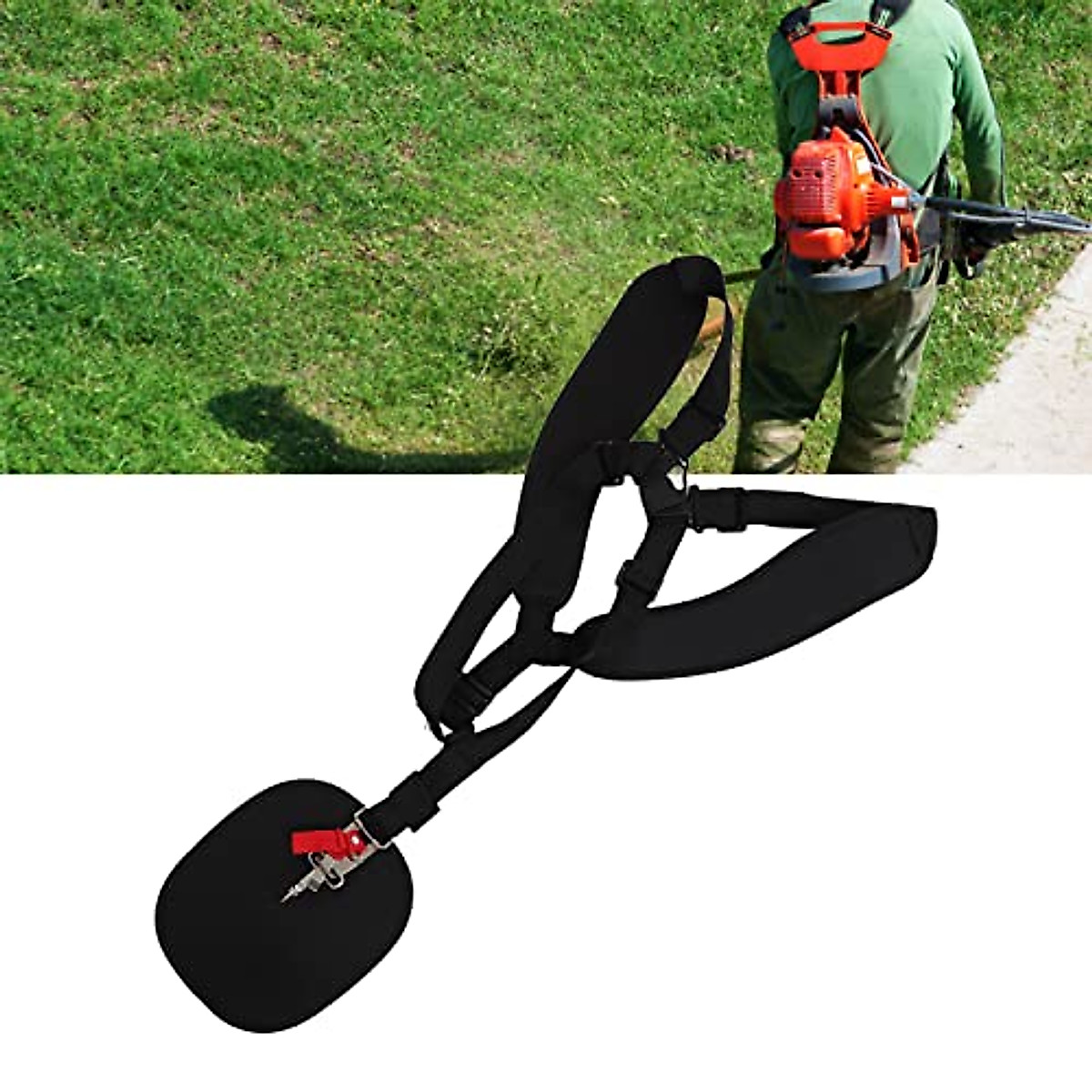 Zerodis Trimmer Shoulder Strap, Lightweight Lawn Mower Strap Good Heat Dissipation for Garden Power Tools