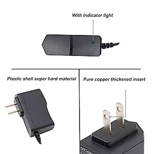 AC Charger Fit for Fairywill Sonic Electric Toothbrush: FW-917 SG-508 FW-508 FW-507 FW508 FW507 D1 D3 D7 D8 E6 E10 E11 P11 Plus Pro Power Supply Adapter Cord