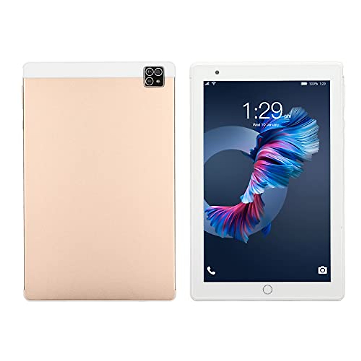 Cryfokt Tablet 8 inch, Octa Core CPU, 4GB RAM 64GB ROM, 1920x1200 IPS Touchscreen Dual Camera, 2.4G / 5G Dual WiFi, Dual Sim Card, BT, GPS, 8800mAh Battery, 3G Phone Call