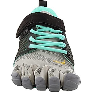 Vibram Women's V-Train Grey/Black/Aqua Cross-Trainer Shoe 37 EU (7-7.5 US)