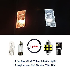 17pcs Pilot Interior LED Lights Kit Super Bright LED Map Dome Light Bulbs for 2009 2010 2011 2012 2013 2014 2015 Honda Pilot All Models