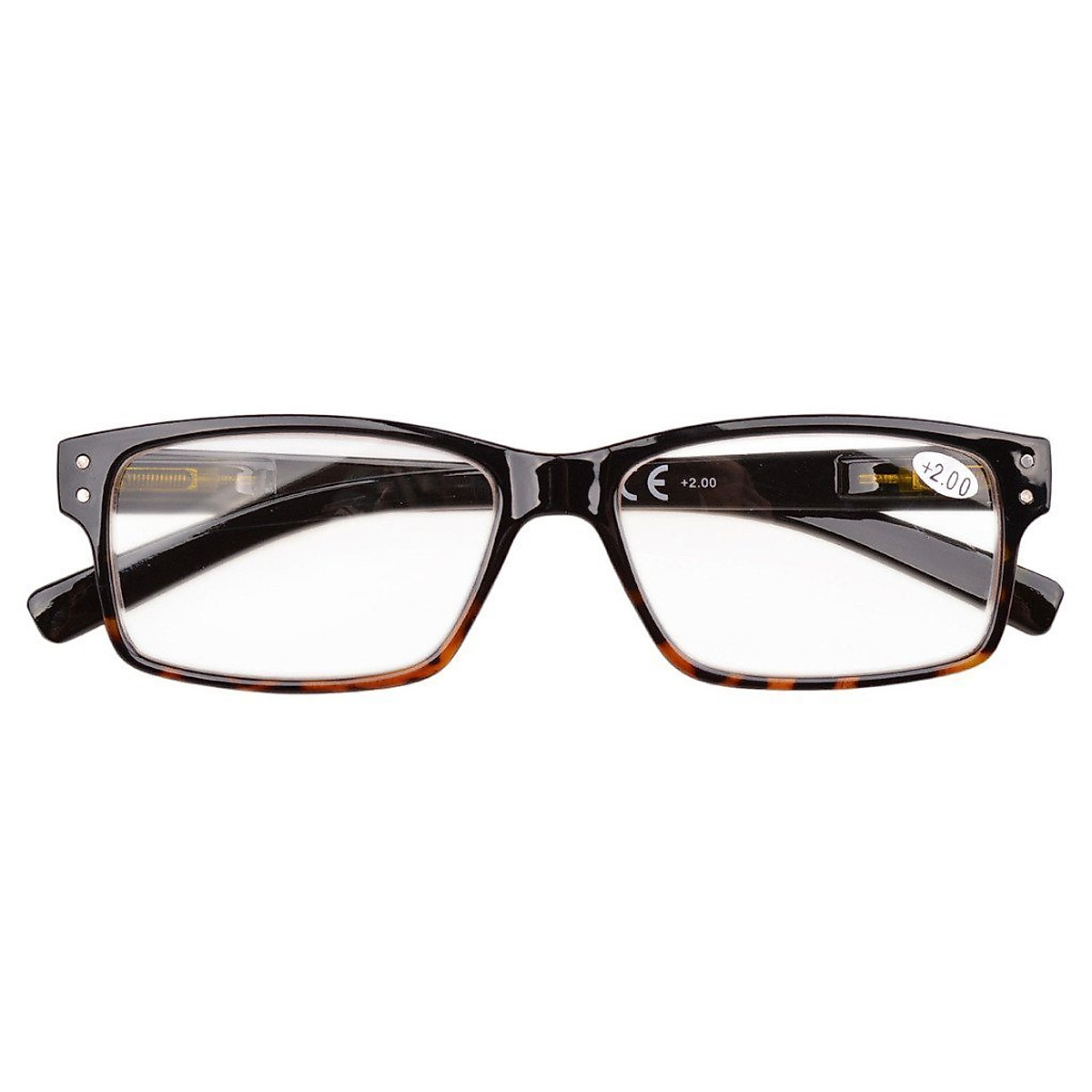 Eyekepper 5 Pack Reading Glasses for Men Includes Reader Sunglasses Spring Hinges Classic Cheater Glasses +2.50