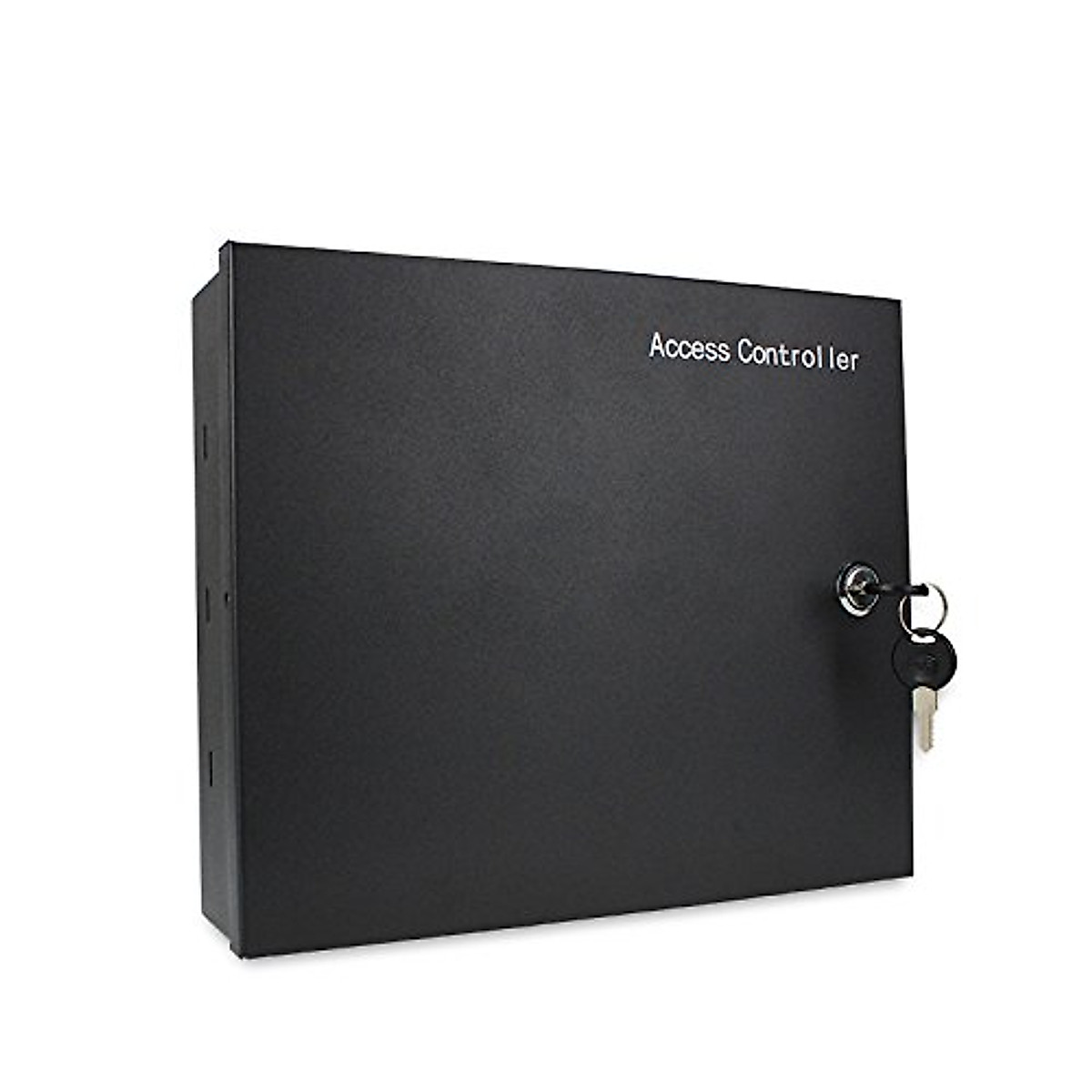 MENGQI-CONTROL 2 Door Access Control Board System 110-240V Power Supply Box North American ANSI Electric Strike Lock RFID Reader Enroll USB Reader RFID Card & Key Fobs,Phone APP Remotely Open Door