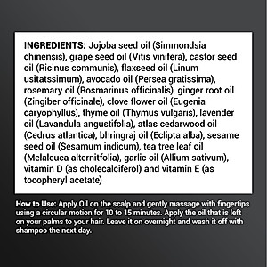 Dr. Berg (All In One) Hair Serum with Jojoba Oil & Castor Oil For Fuller Thicker Looking Hair | Contains 15 Plant-Based Natural Hair Oils | Enhancement with Vitamin E & D | 2 fl oz