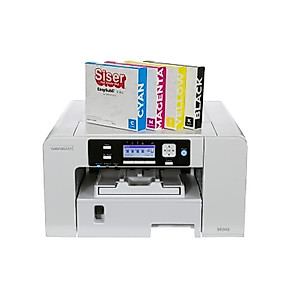 Sawgrass SG500 Sublimation Printer - Bundle with EASYSUBLI Inks, 220 Sheets Sublimax Paper, 3 Tapes, 10 Pieces Sublimation Blanks, Creative Studio Software (SG500 Easy Subli for Siser Users)