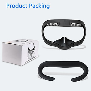 Compatible with Oculus Quest 2 Face Bracket Replacement,VR Breathable Foam Face Pad Protective for Meta Quest 2,Comfortable Face Cover Cushion VR Accessories