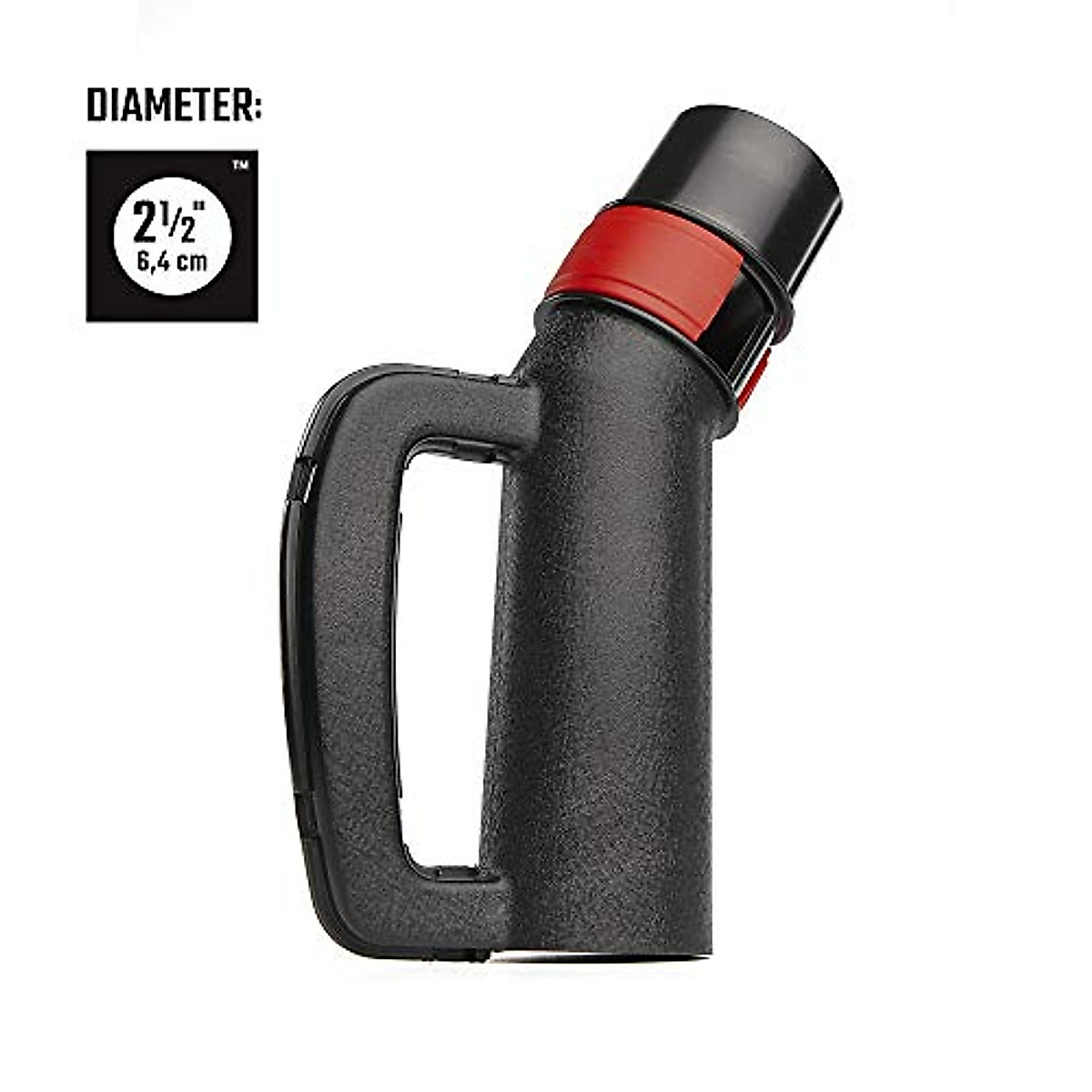 CRAFTSMAN CMXZVBE38639 2-1/2 in. Wet/Dry Vacuum Hose Grip Handle Attachment with Bleeder Valve for Shop Vacuums