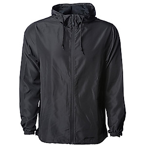 Global Blank Men's Windbreaker Jacket Lightweight Water-Resistant Windbreakers for Men