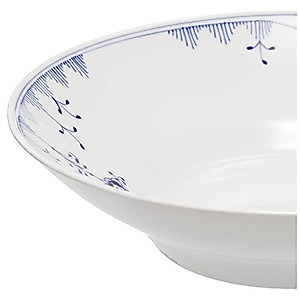 Royal Copenhagen 1017485 Blue Elements Deep Plate Plate, 9.4 inches (24 cm), Wedding Gift
