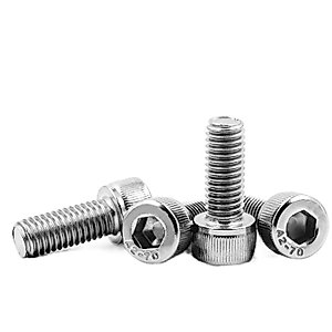 10pcs 304 Stainless Steel Cup Head Hexagon Socket Bolts Knurled Screws Cylindrical Head Hexagon Socket Screws Hexagon Socket Screws (Size : M5*12)