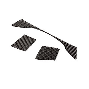 PIUGILH for 11th Honda Civic 2022 Real Carbon Fiber Car 3D Sticker Interior Dashboard Speed ​​Decoration Frame Interior Car Accessories