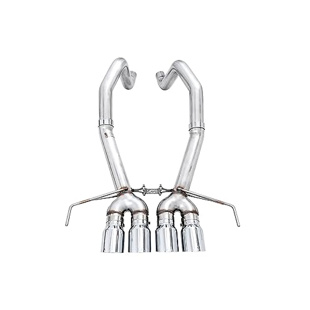 AWE Tuning 14-19 Chevy Corvette C7 Z06/ZR1 (w/o AFM) Track Edition Axle-Back Exhaust w/Chrome Tips - 3020-42073