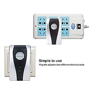 2 Pack Power Energy Saver Power Factor Saver Device Electricity Saving Box Power Saving Box Electricity Reducer, 28KW House Electric Bill Killer Voltage Stabilizer Energy Power Saving Device