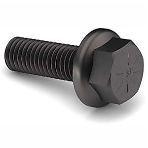 5/8"-11x2 (FT) Indented Hex Flange Screw (Frame Bolt) Grade 8, Black Phos & Oil (inch) (Quantity: 120)