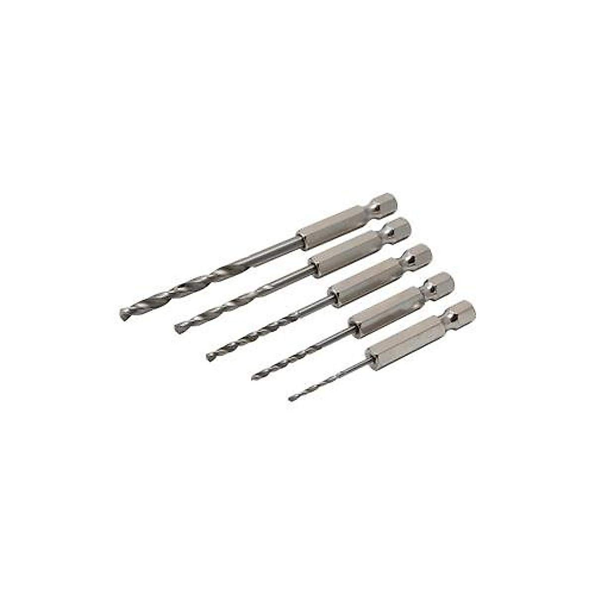 Titan 16505 Hex Shank Drill Bit Set - 5 Piece