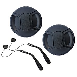 55mm Lens Cap Cover Compatible for Nikon D3500 D3400 D5600 D5500 D7500 for AF-P(Not for AF-S) DX Nikkor 18-55mm f/3.5-5.6G VR,AF-P DX Nikkor 18-55mm f/3.5-5.6G,HUIPUXIANG [2 Pack]
