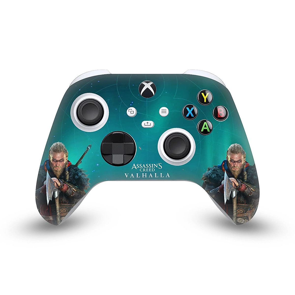 Head Case Designs Officially Licensed Assassin's Creed Male Eivor Valhalla Key Art Vinyl Sticker Gaming Skin Decal Cover Compatible With Xbox Series X/S Controller