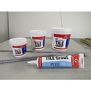 Red Devil 0422 Pre-Mixed Tile Grout, 1/2 Pint , White