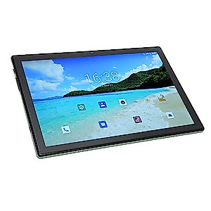 Haofy Tablet PC, 10.1 Inch 2 in 1 Tablet 5G WiFi 8GB 256GB Clear Dual Speakers with Keyboard for Travel (US Plug)