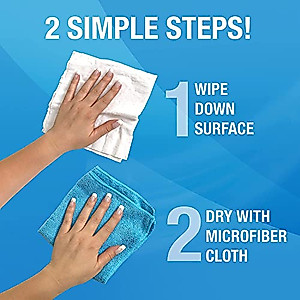 MiracleWipes for Electronics Cleaning - Screen Wipes Designed for TV, Phones, Monitors and More - 20 Count