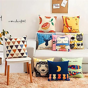 Waxonle AI-Crafted Guitar Moon Throw Pillow Covers 80x80cm Set of 4 for Living Room Bed and Couch Soft Decorative Cushion Cases for Modern Room and Holiday Celebrations - Bedding Home Decor Clearance