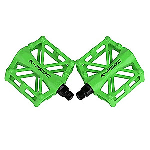 TXJ Sports Bike Pedals 9/16" Bicycle Pedals Mountain Bike, Aluminium Lightweight Platform Pedals for BMX MTB Road Bikes