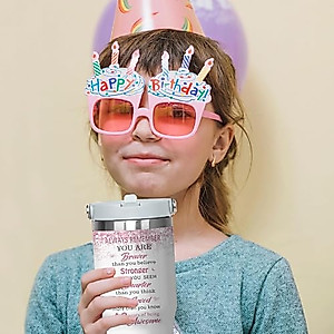 13 Year Old Girl Birthday Gift Ideas 40oz Tumbler Birthday Gift for 13 Year Old Girl, 13th Birthday Gifts for Girls, Birthdays Gifts for 13 Year Old Girls, Stainless Steel Cup with Handle & Straw