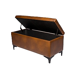 Sunpan Teegan Bench - Bravo Cognac
