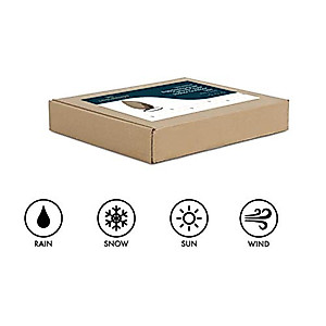 LeisureMod Hanging Swing Egg Chair Patio Indoor Outdoor Use Canvas (Outdoor Cover)