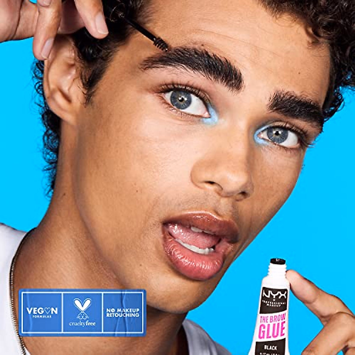 NYX PROFESSIONAL MAKEUP The Brow Glue, Extreme Hold Eyebrow Gel - Clear