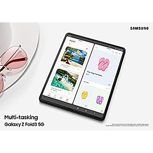 SAMSUNG Galaxy Z Fold 3 5G Cell Phone, Factory Unlocked 2-in-1 Android Smartphone Tablet, 512GB, 120Hz, Foldable Dual Screen, Under Display Camera, US Version, Phantom Black