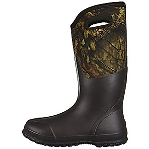 BOGS womens Classic Tall Camouflage Waterproof Insulated Rubber Neoprene Snow Rain Boot, Mossy Oak Print, 7 US
