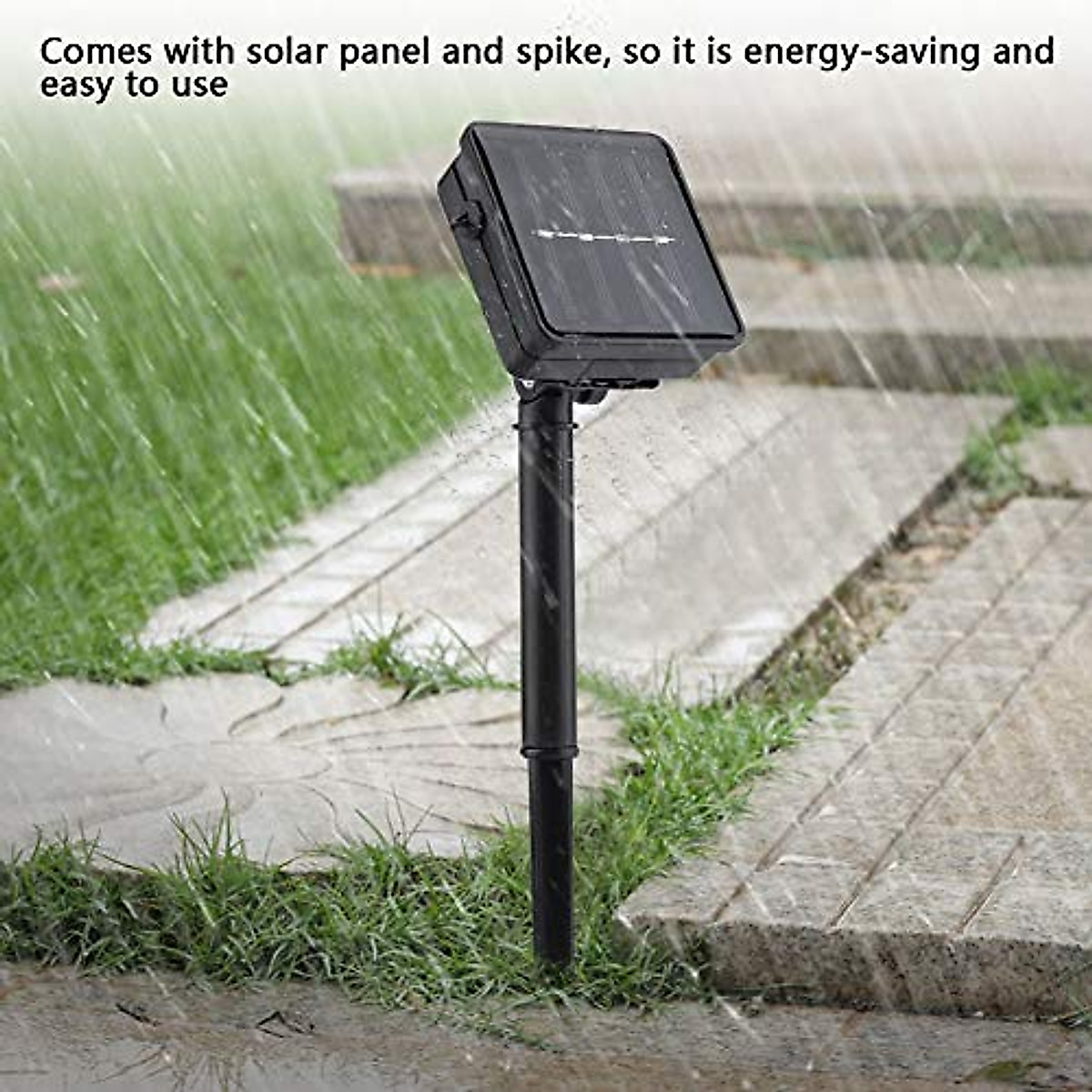 GOTOTOP LED Outdoor String Lights,Durable Solar Powered 30 LED Globe Balls Fairy Lights for Indoor Outdoor Home Garden Yard Halloween Party Lamp Decor