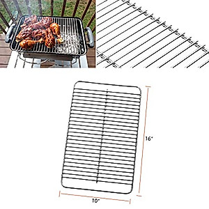 AJinTeby Porcelain Enameled Flavorizer Bars Grates Replacement for Weber 9201 and Gas Go-Anywhere Grill