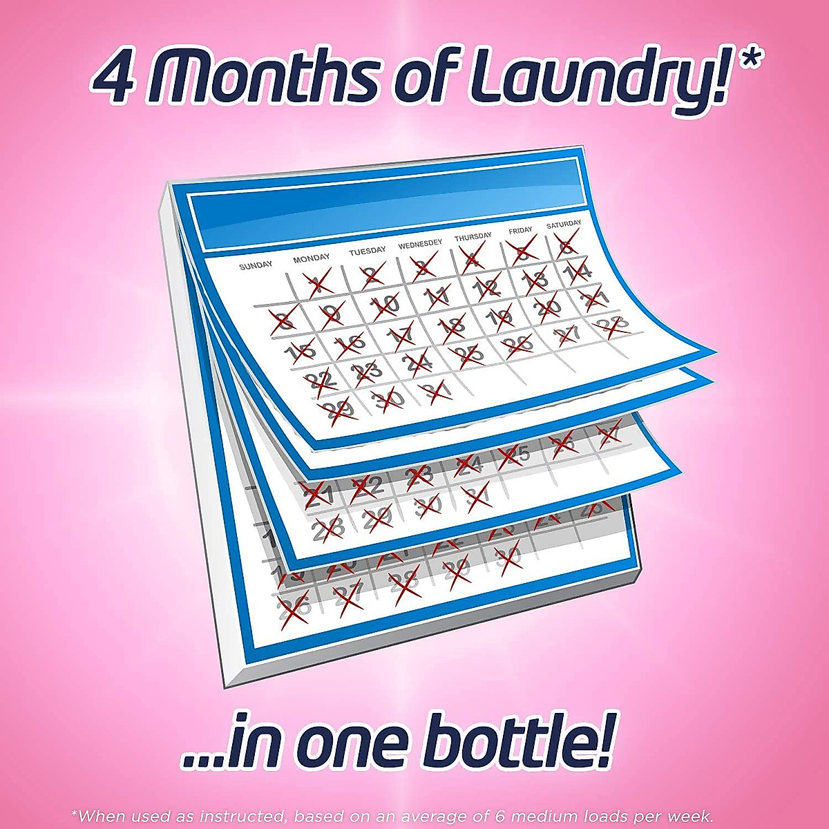 Purex Liquid Baby Laundry Detergent, Baby Soft Scent, 2X Concentrated, 126 Loads