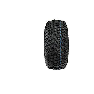 (Set of 2) 15x6.00-6 Tires & Wheels 4 Ply for Lawn & Garden Mower Turf Tires .75" Bearing ATW-003