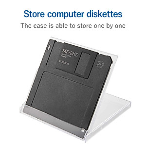 ELECOM PK-10 FD Plastic Case (Quantity: 10 Pieces)