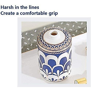 DVTEL Bathroom Five-Piece Set, Wash and Gargle Set, Simple Bathroom, Brush Teeth, Gargle Cup, Ceramic Bathroom Supplies