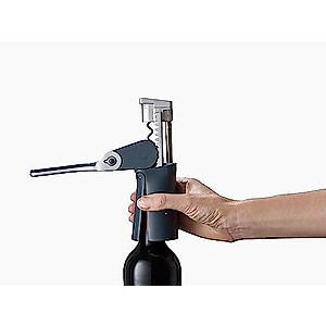 Joseph Joseph BarWise Compact Folding Lever Corkscrew Wine Opener with Foil Cutter, One-Size, Blue