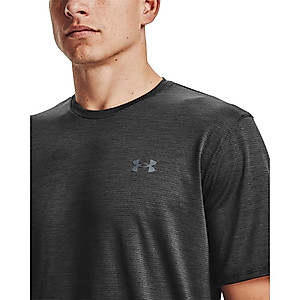 Under Armour mens Training Vent 2.0 Short-Sleeve T-Shirt , Black (001)/Pitch Gray , Medium