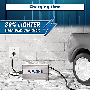 WFLNHB 3 Pin 48V Battery Charge Charger Replacement for Yamaha Golf Cart G29 2007 Up