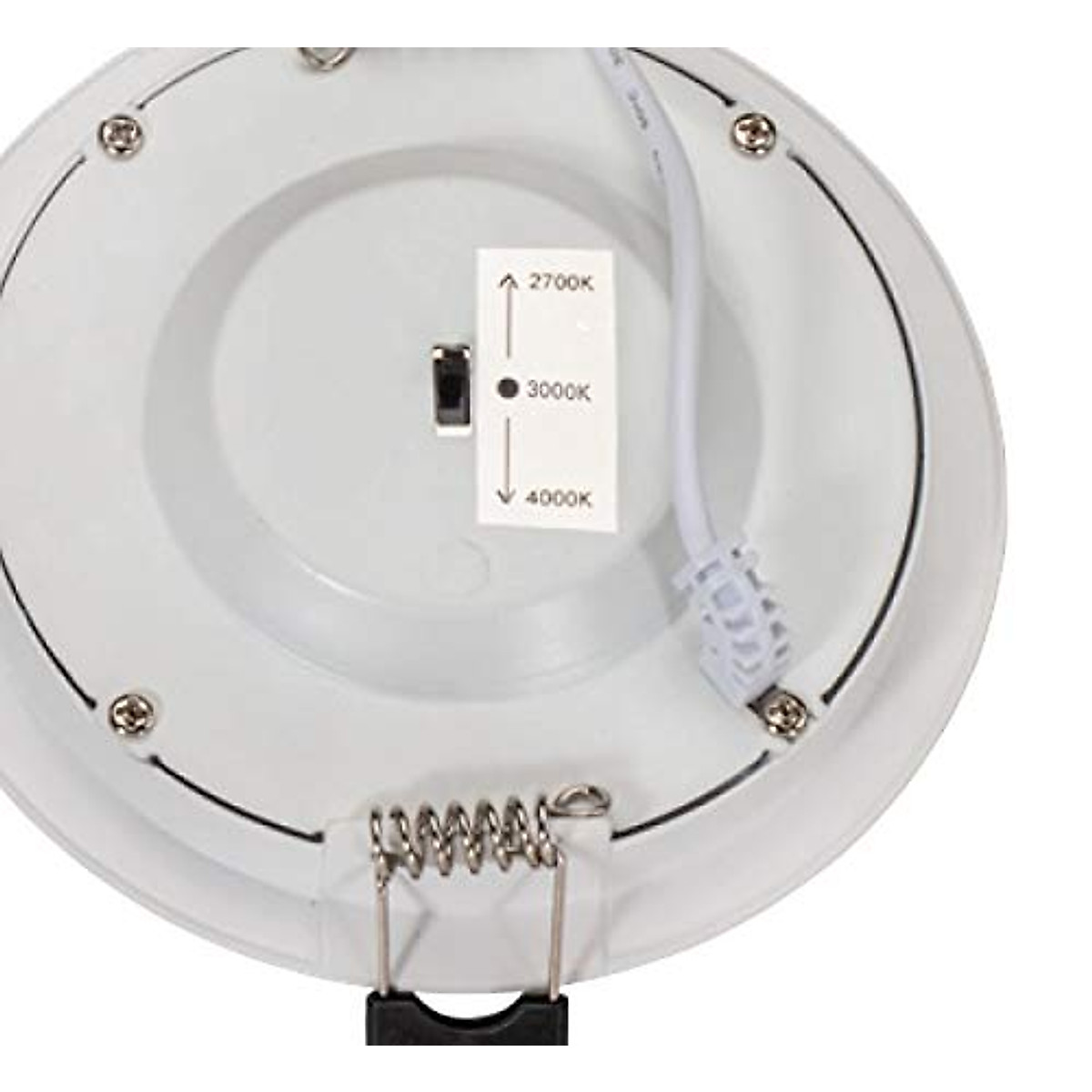 Topaz Lighting 77245 9W Slim 4" Dimmable Slim Recessed Ceiling Downlight Color Selectable, Easy to Install, Save Time and Money, Energy Efficient LED Lighting