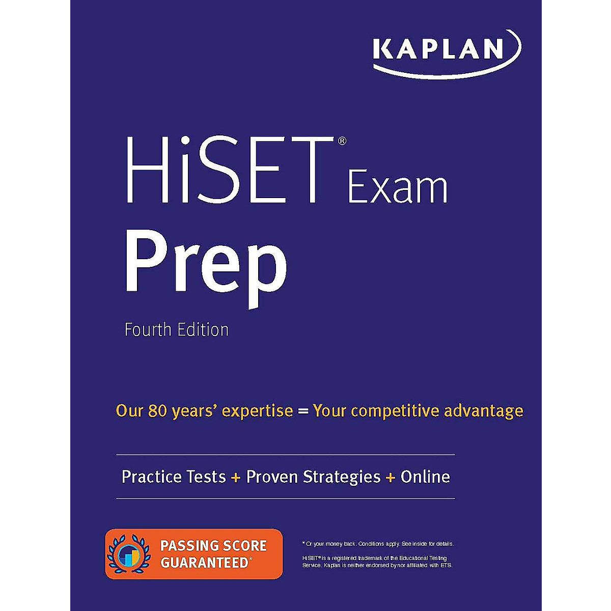 HiSET Exam Prep: Practice Tests + Proven Strategies + Online (Kaplan Test Prep)
