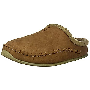 Deer Stags Unisex Nordic Microsuede Slipper / Chestnut / Men's 10 US / Wide